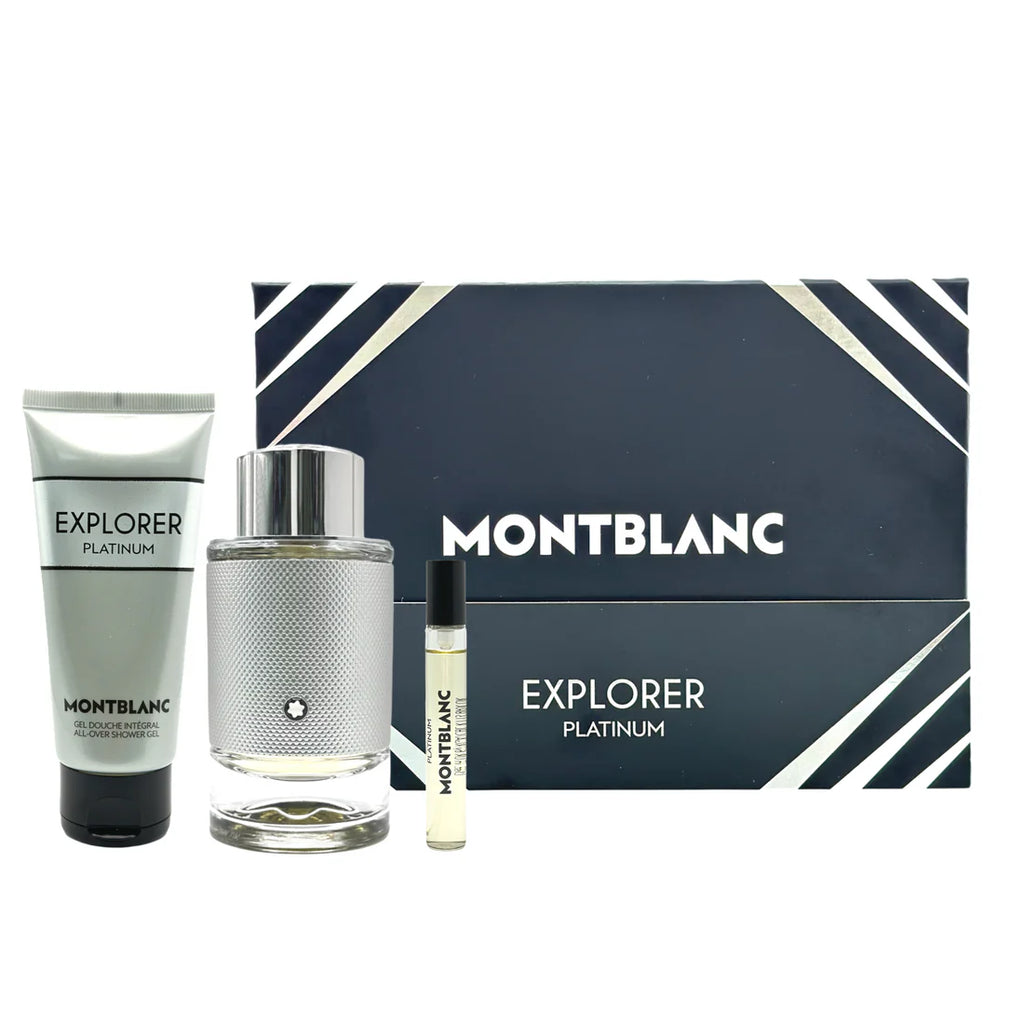 Montblanc Explorer Platinium 3 PCS Set EDP – ANAU STORE